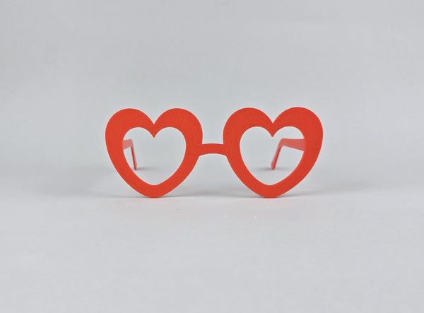 Valentine's Day Glasses-Heart – 3DF